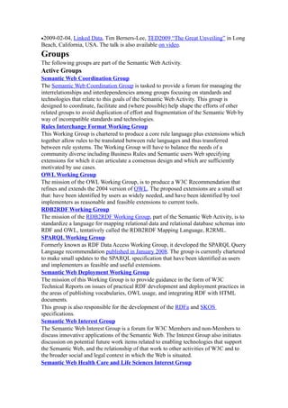 W3 c semantic web activity | PDF