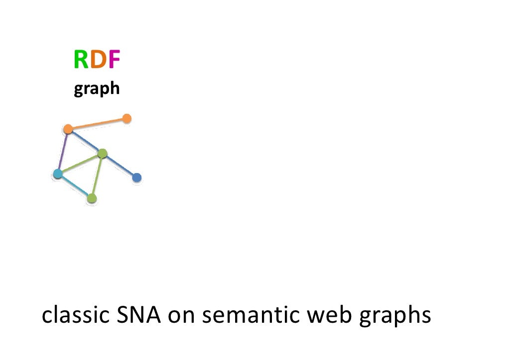 Rdf Graph Classic Sna On Semantic Web Graphs