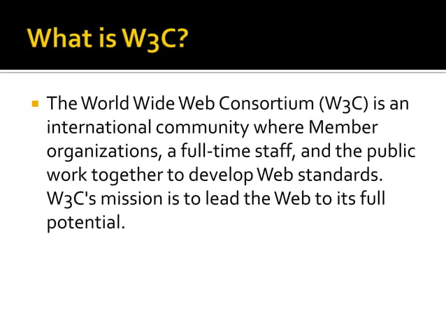 W3c® software license | PPT