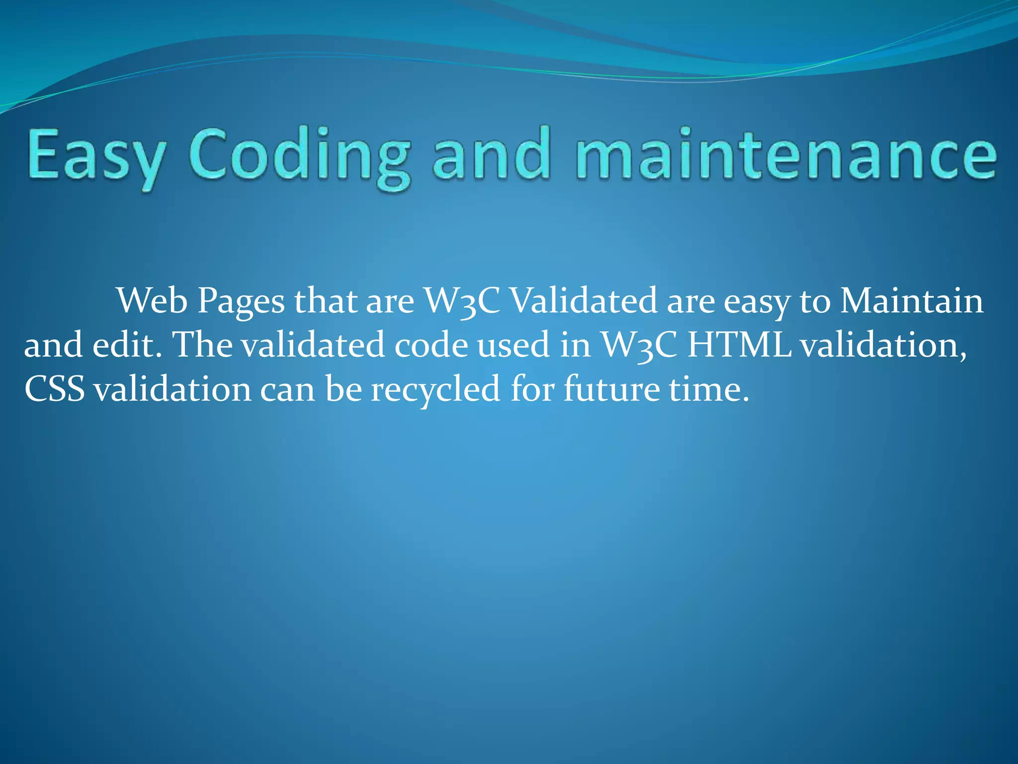 W3 c validation | PPT