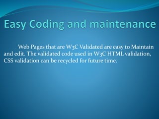 W3 c validation | PPT