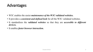 W3C (World Wide Web Consortium)Standard.pptx