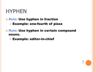 PUNCTUATION MARKS PART 2 | PPTX