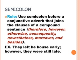 PUNCTUATION MARKS PART 2 | PPTX