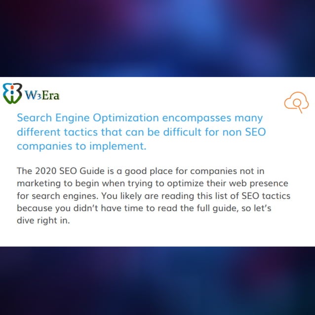 5 Tactics You Should Implement From The 2020 SEO Guide | PDF