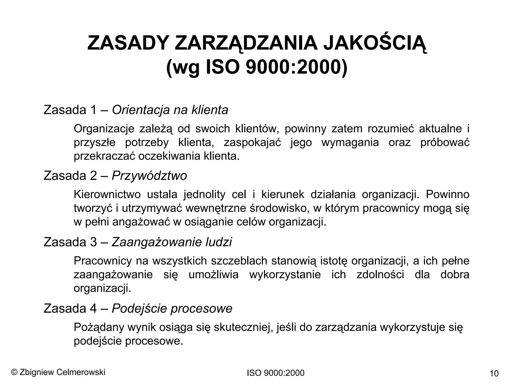 W 3 ISO 9001.ppt system zarządzania jakością | PPT