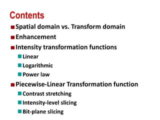 Intensity Transformation | PPTX