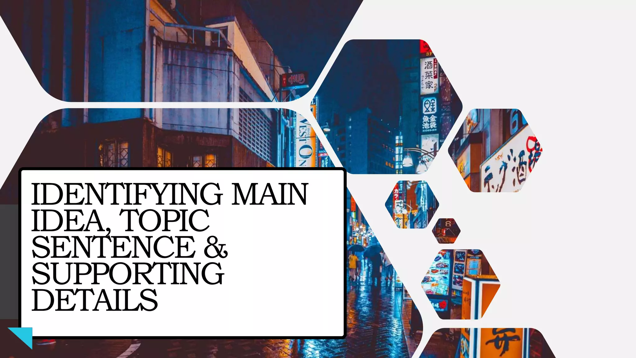 Identifying topic sentence, main ideas & supporting details | PPTX