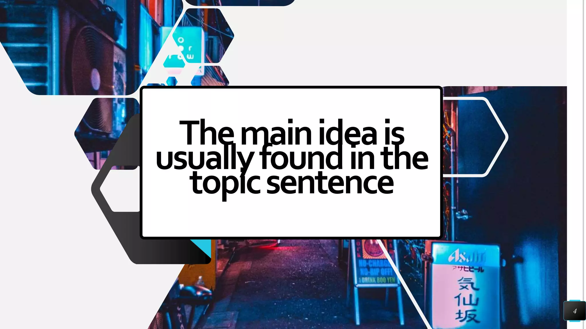 Identifying topic sentence, main ideas & supporting details | PPTX