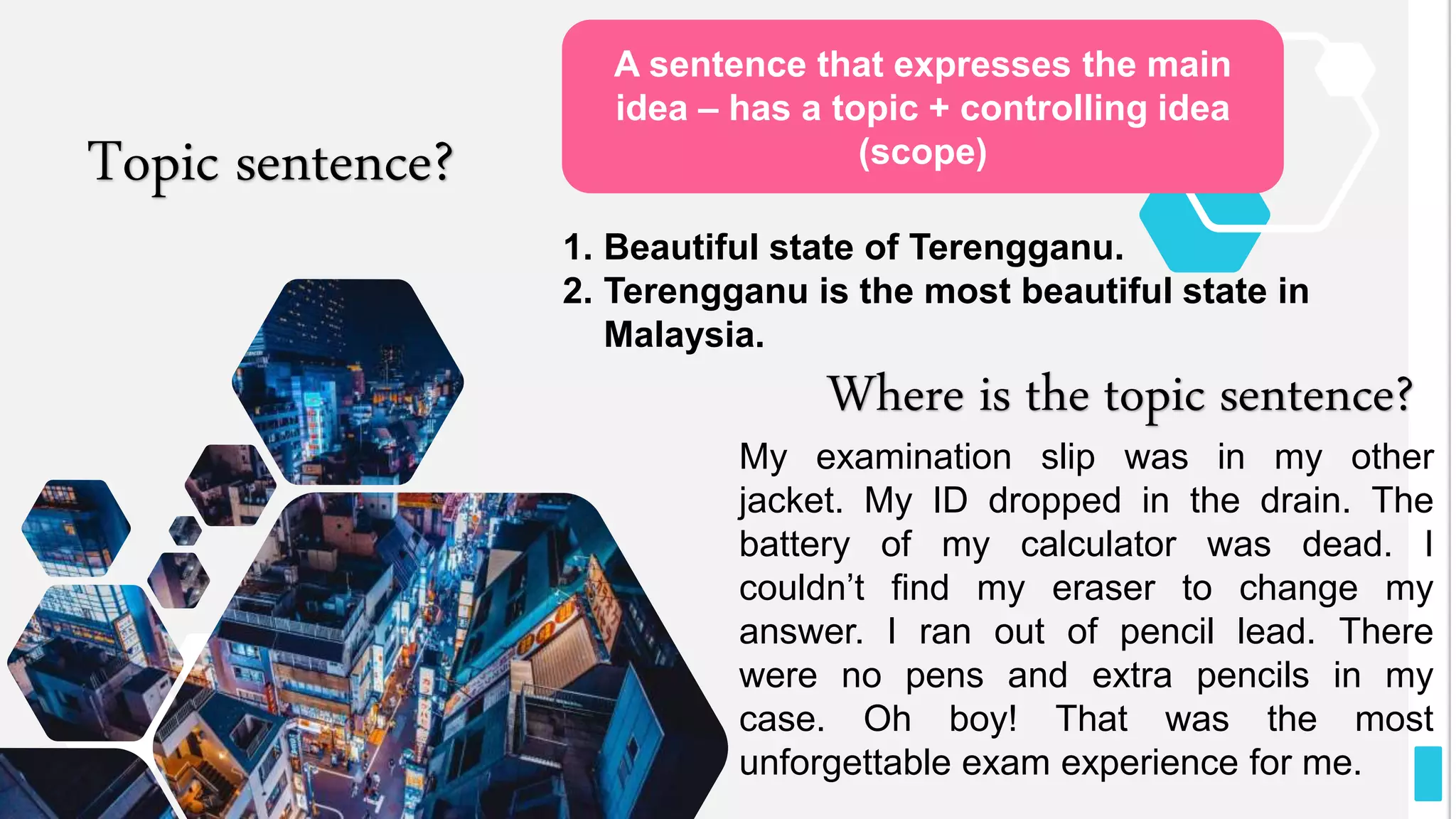 Identifying topic sentence, main ideas & supporting details | PPTX