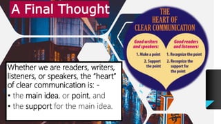 Identifying topic sentence, main ideas & supporting details | PPTX