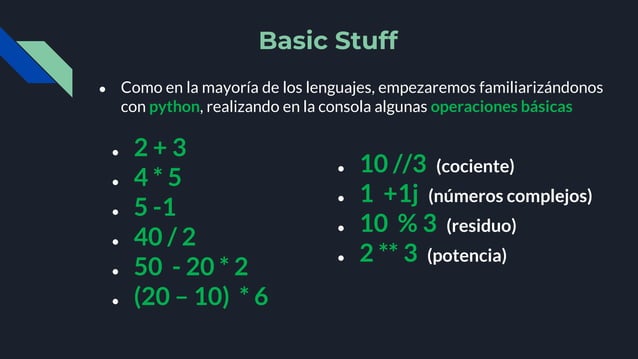 Introduccion A Ppython Ppt 