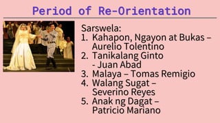 Philippine Literature during the American and Japanese Colonial Period ...