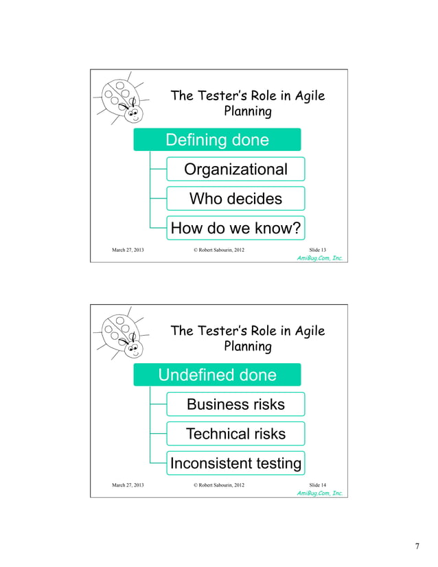 The Tester's Role in Agile Planning | PDF