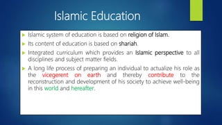 The concepts of Islamic education curriculum | PPTX