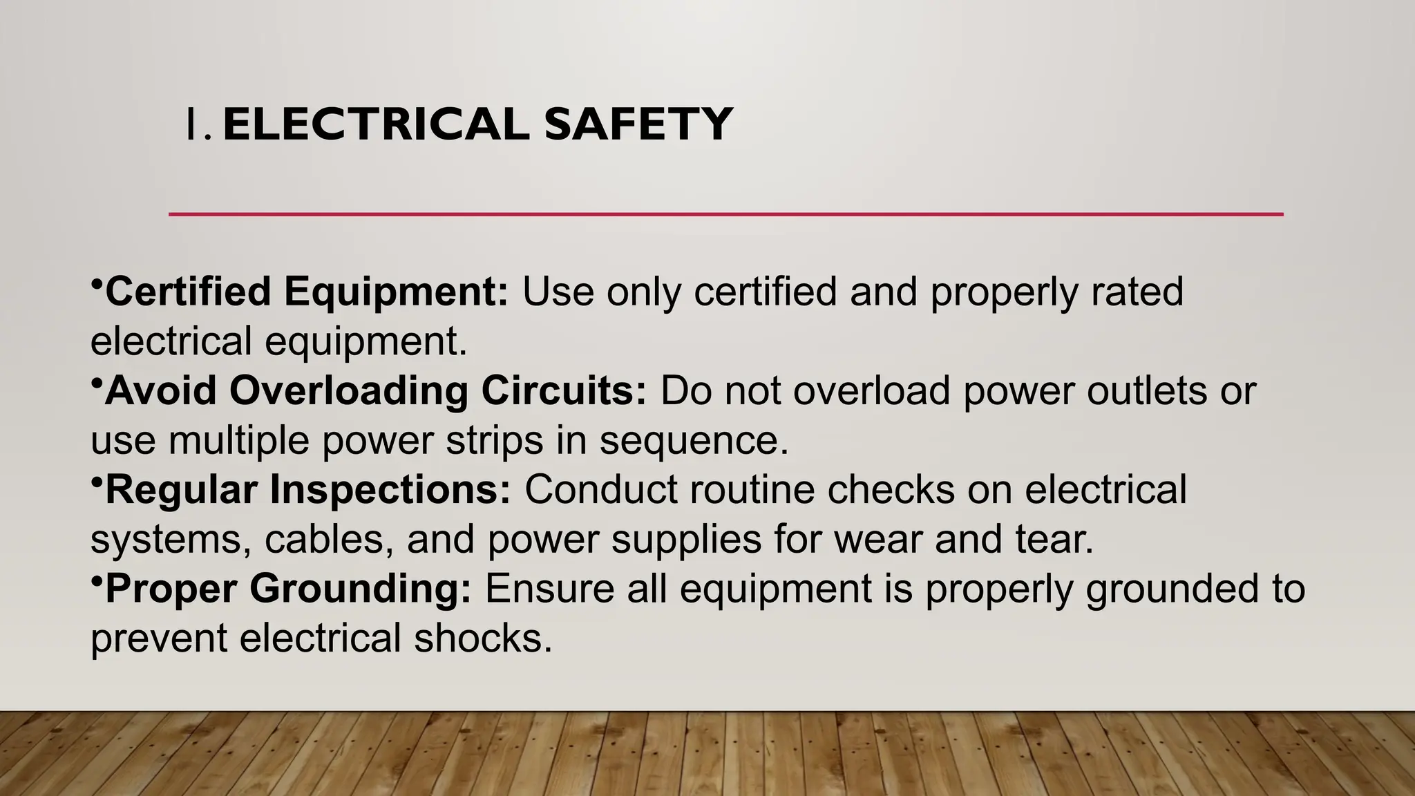 Safety Precautions When Working in ICT Environments | PPTX