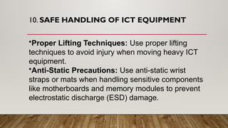 Safety Precautions When Working in ICT Environments | PPTX