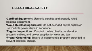 Safety Precautions When Working in ICT Environments | PPTX