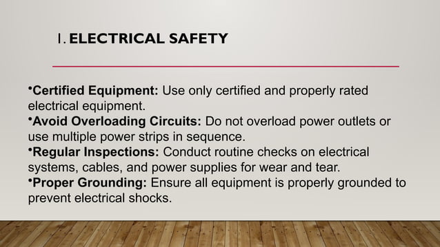 Safety Precautions When Working in ICT Environments | PPTX