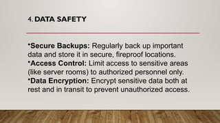 Safety Precautions When Working in ICT Environments | PPTX