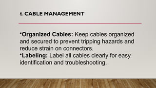 Safety Precautions When Working in ICT Environments | PPTX