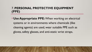 Safety Precautions When Working in ICT Environments | PPTX