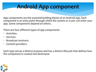 Android apps development | PPT