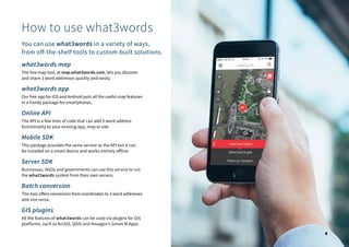 what3words brochure | Events | PPT