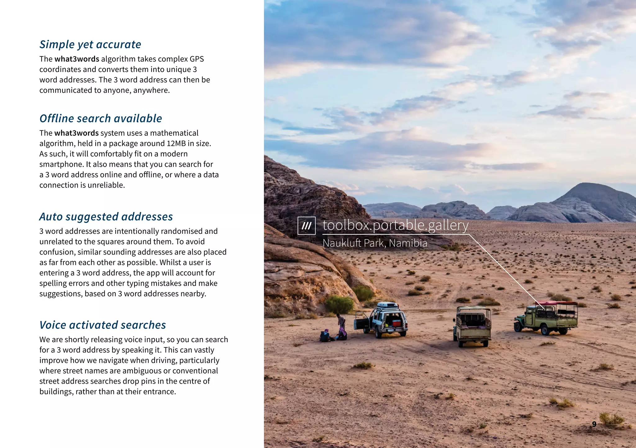 what3words brochure | UAVs and Drones | PDF