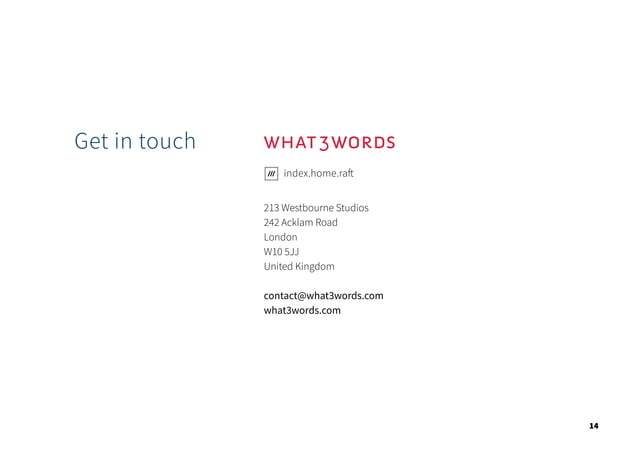 what3words brochure | UAVs and Drones | PPT