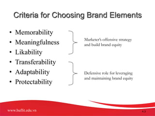 BRAND MANAGEMENT COURSE | PPT