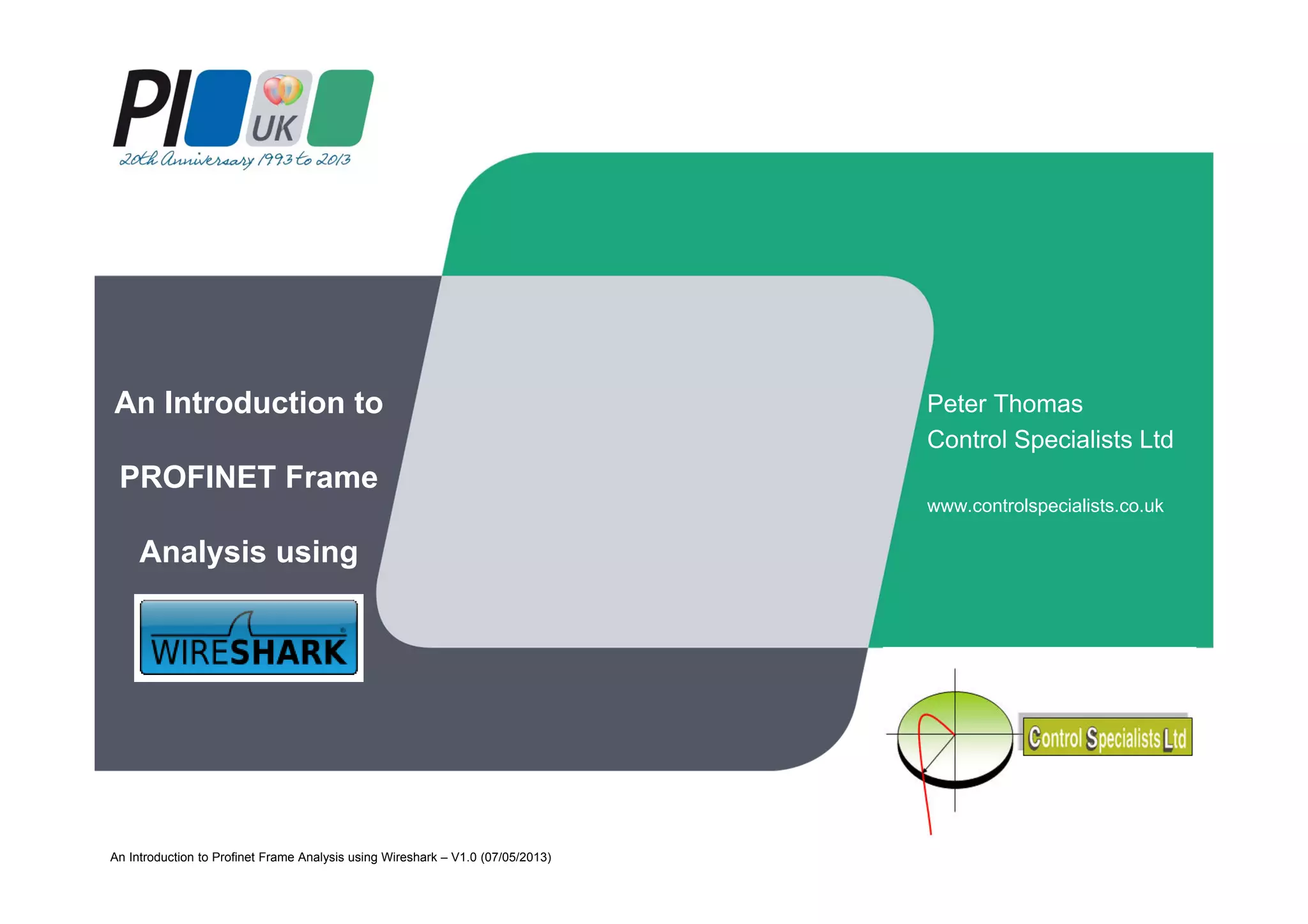 W4 profinet frame analysis, peter thomas | PDF