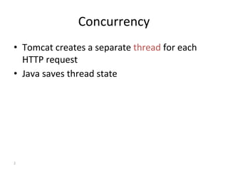 Servlet and concurrency | PPTX