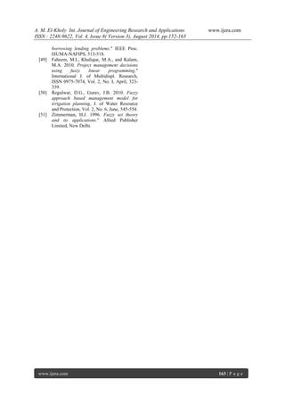 A Multi-Objective Fuzzy Linear Programming Model for Cash Flow Management | PDF