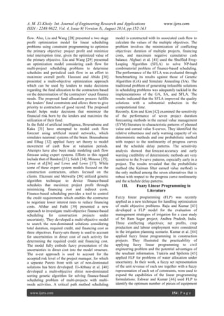 A Multi-Objective Fuzzy Linear Programming Model for Cash Flow Management | PDF