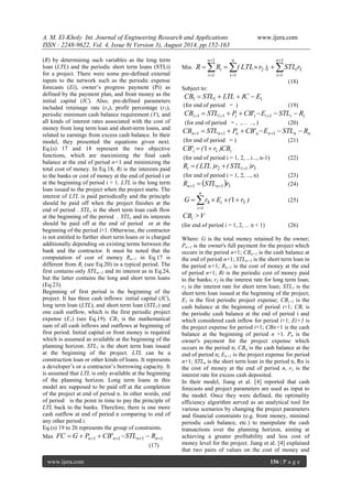 A Multi-Objective Fuzzy Linear Programming Model for Cash Flow Management | PDF