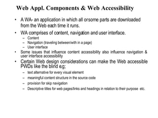 A Web Design Framework for Improved Accessibility for People with Disabilities (WDFAD) | PPT