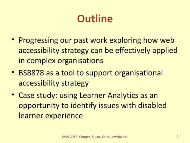 A Challenge to Web Accessibility Metrics and Guidelines: Putting People ...