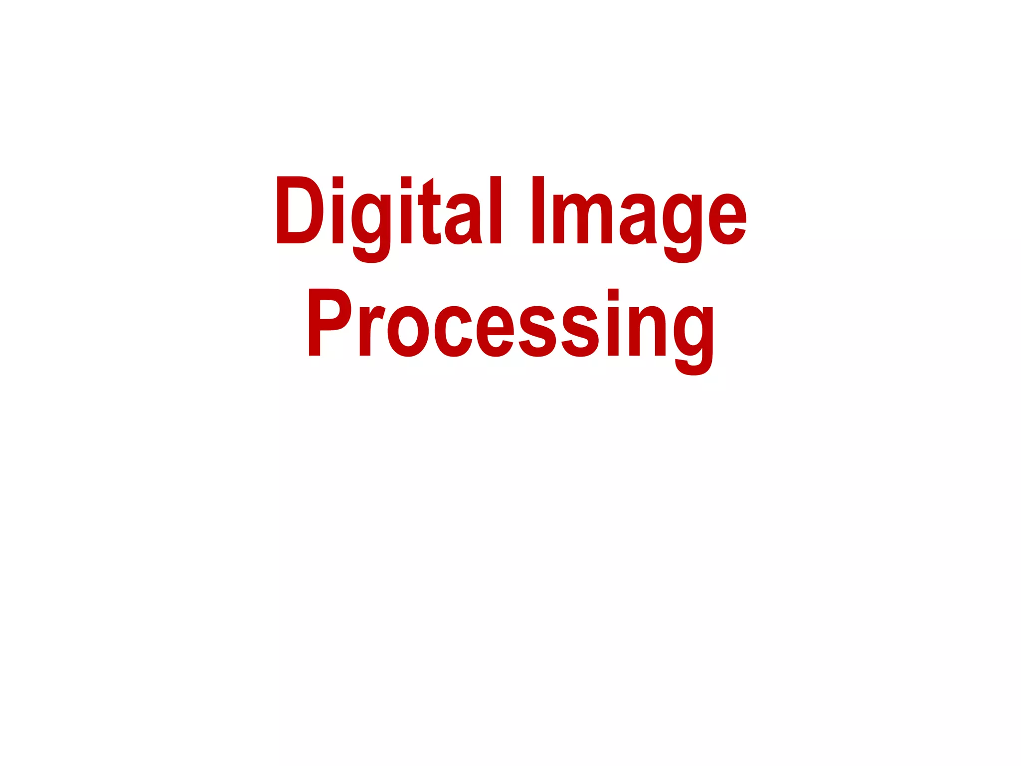Histogram Processing | PPTX