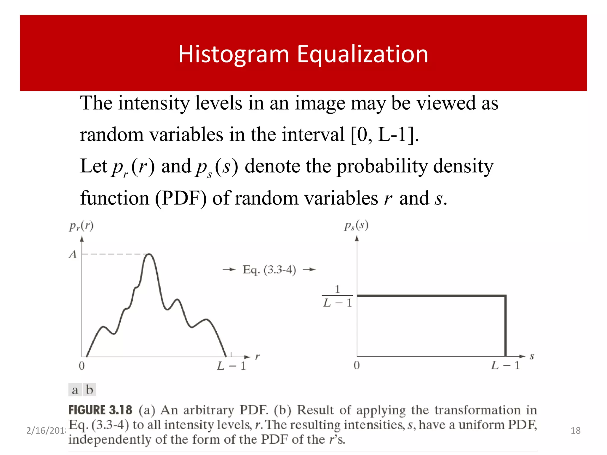 Histogram Processing | PPTX