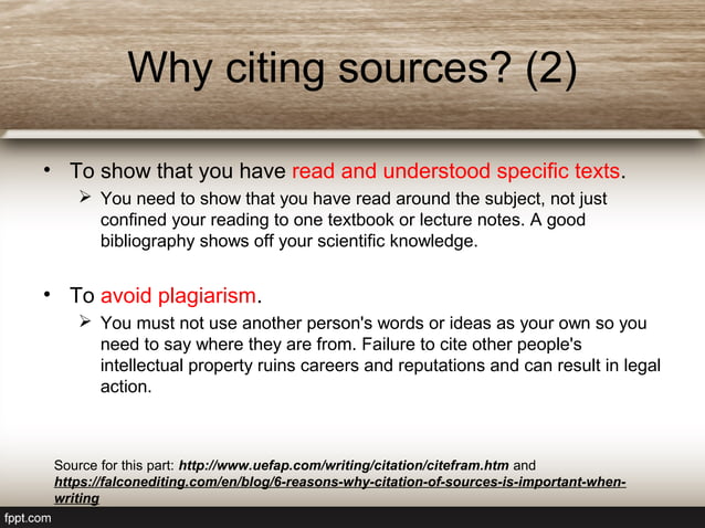 Overview of Citing Sources | PPT