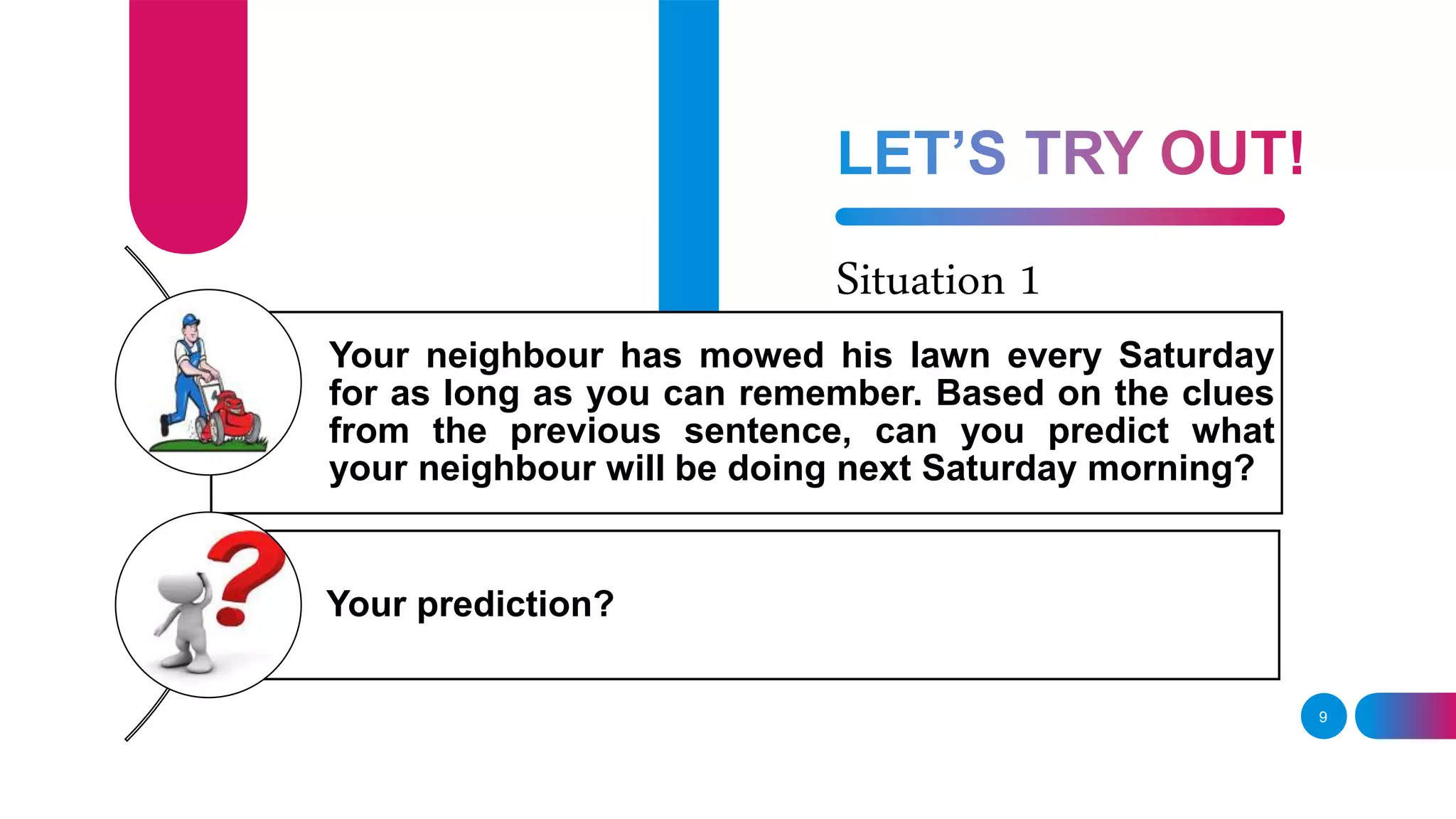 Predicting outcomes, making inferences & drawing conclusions | PPTX