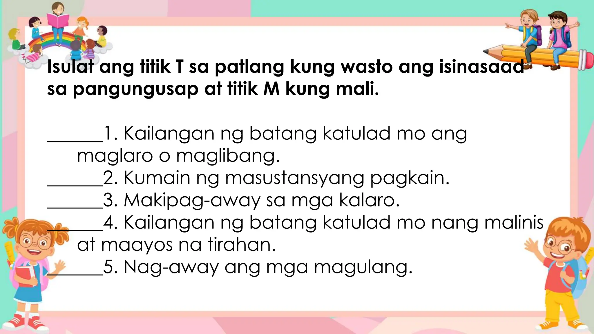PAGPAPAHALAGA SA MGA KARAPATANG TINAMASA | PPTX