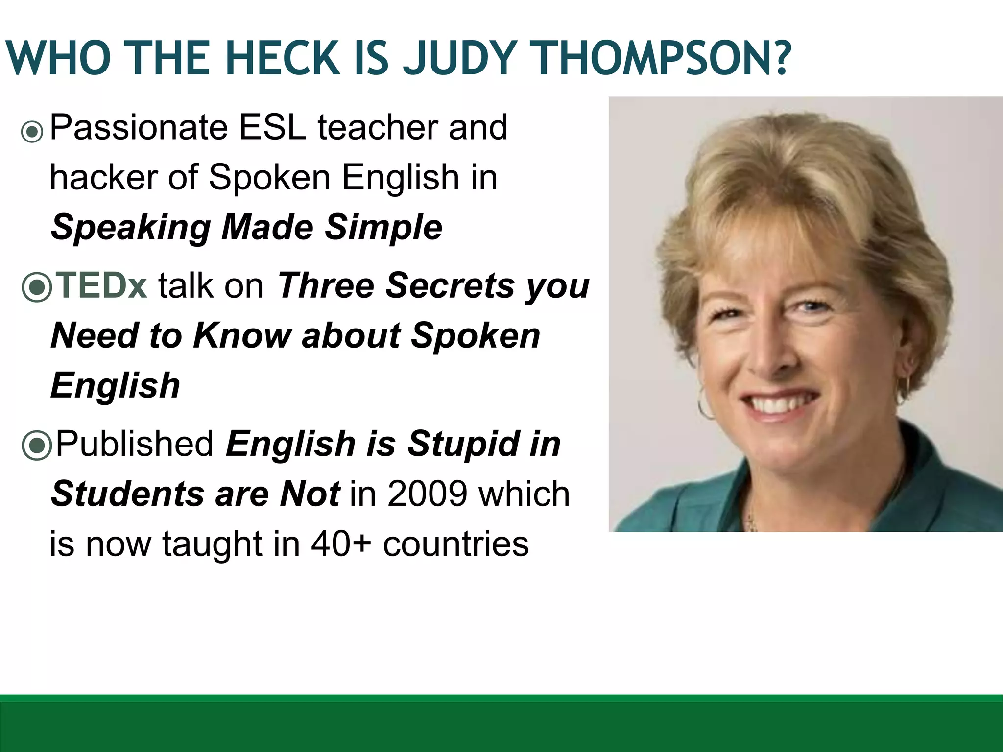 English Fluency Hack - Word Stress | PPTX