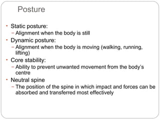 W5 posture and core stability | PPT