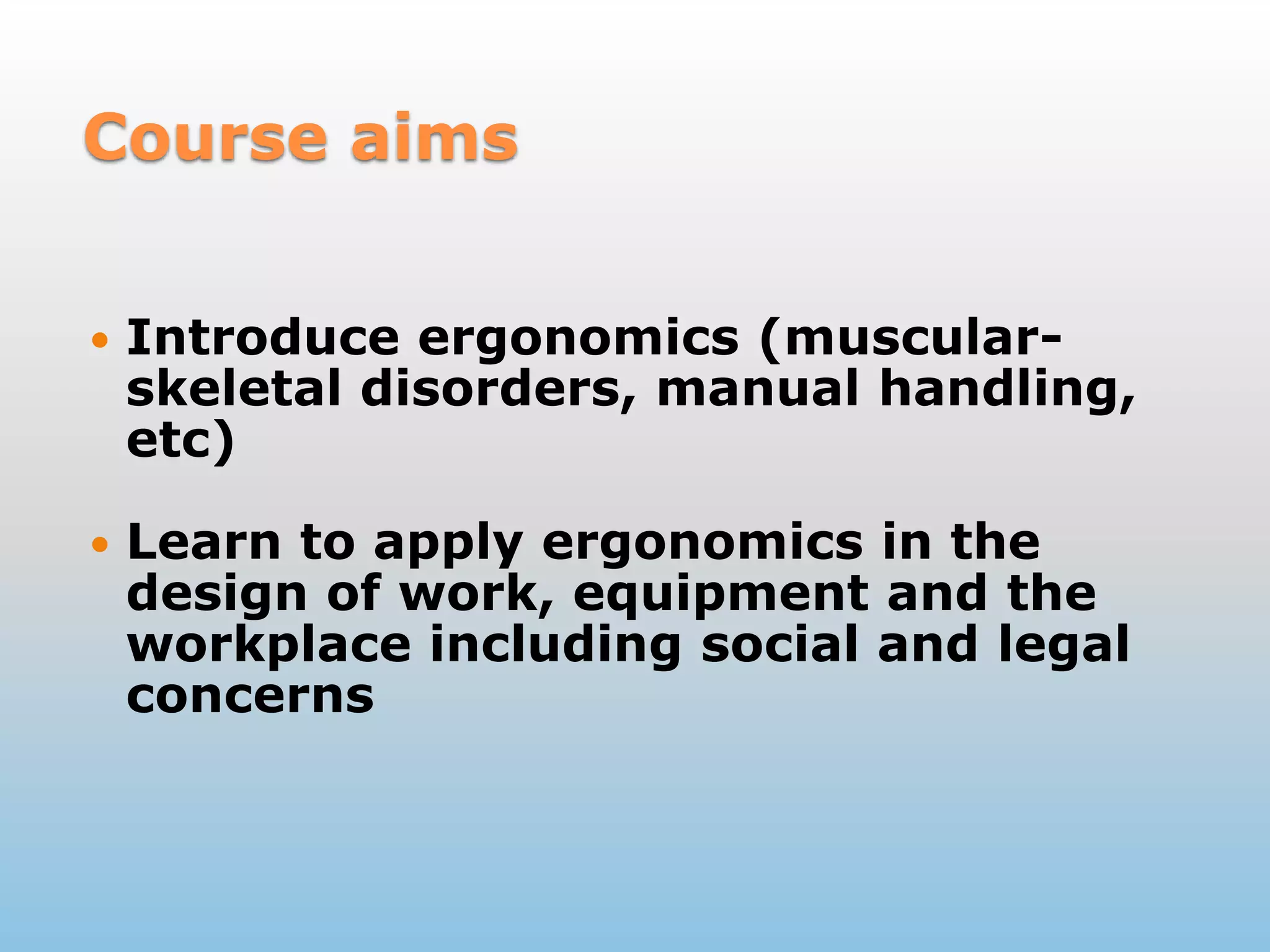 W506+Ergonomics+Essentials | PPT