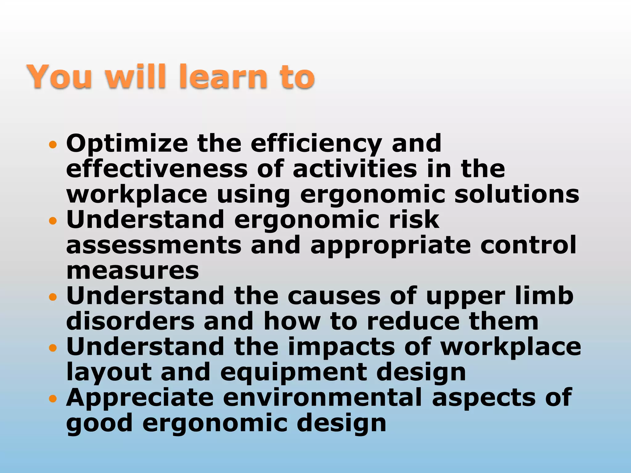 W506+Ergonomics+Essentials | PPT