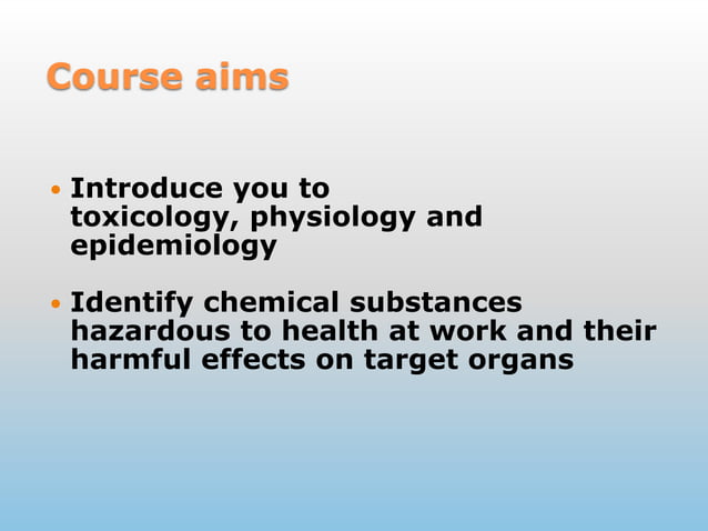 W507+Health+Effects+of+Hazardous+Substances | PPTX