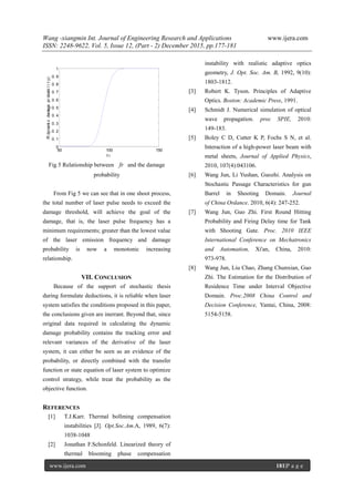 Mathematical Model for Dynamic Damage Probability of the Repetition ...