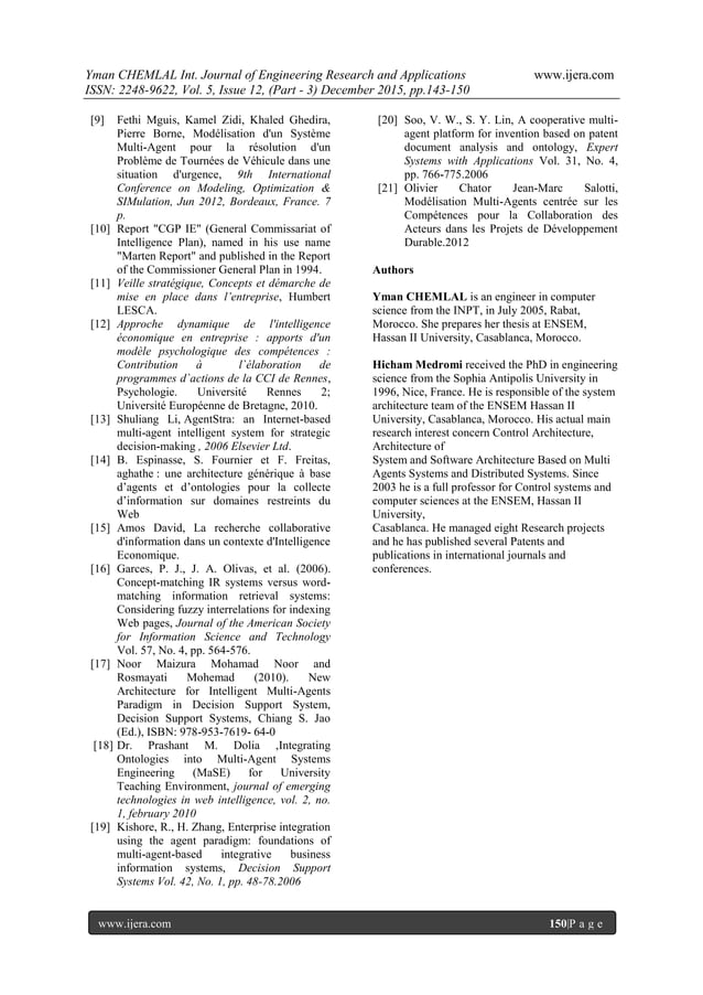 Agent-SSSN: a strategic scanning system network based on multiagent intelligent system and ...